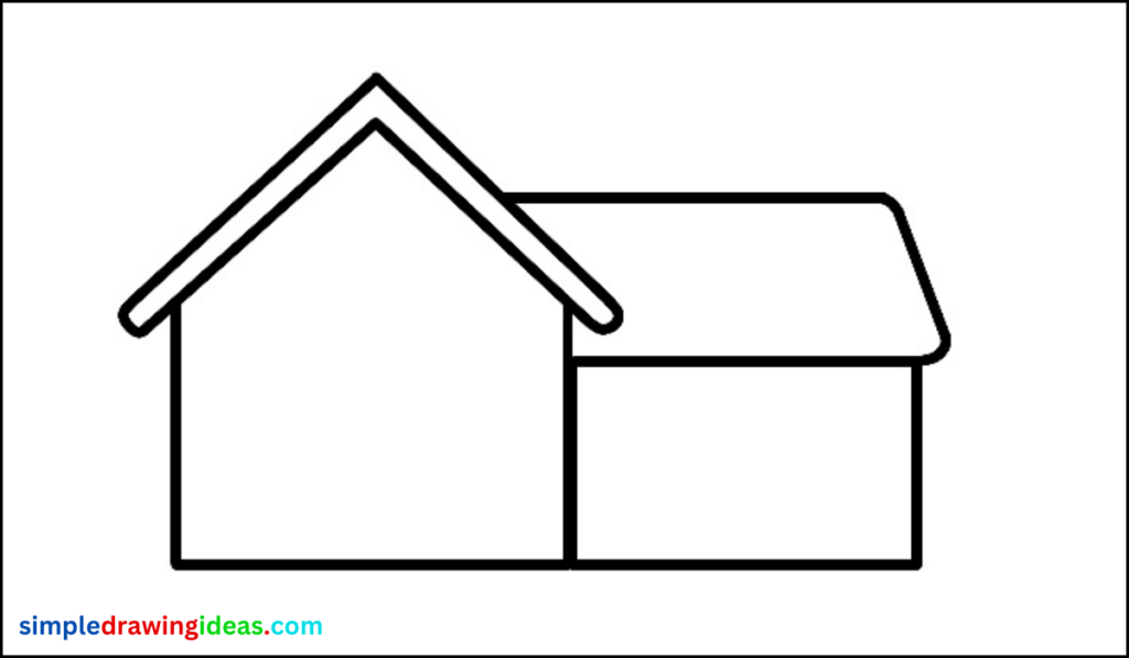 How to draw a house step by step - Simple Drawing Ideas