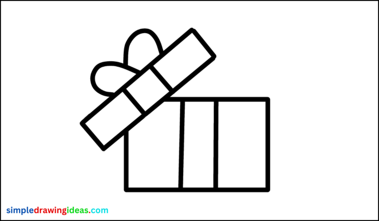 How to draw a Present for kids - Simple Drawing Ideas