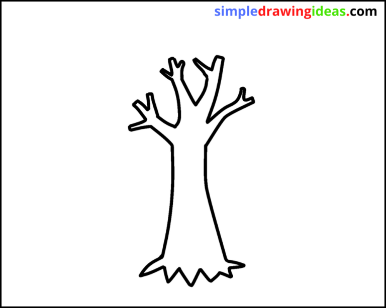 How to draw a Tree easy – easy things to draw - Simple Drawing Ideas