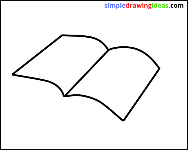How to draw a book step by step for beginners - Simple Drawing Ideas