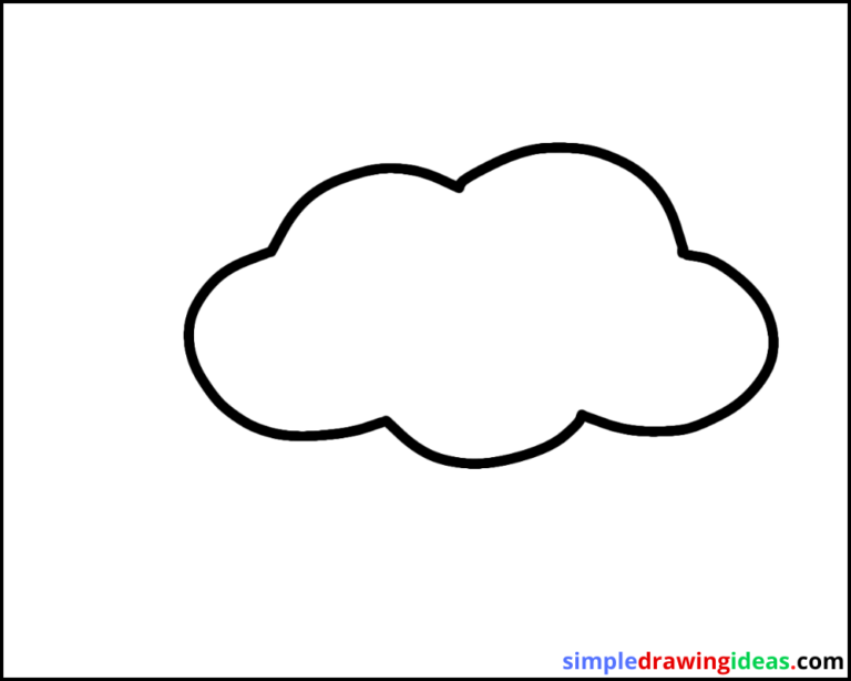 How to draw clouds step by step - Simple Drawing Ideas