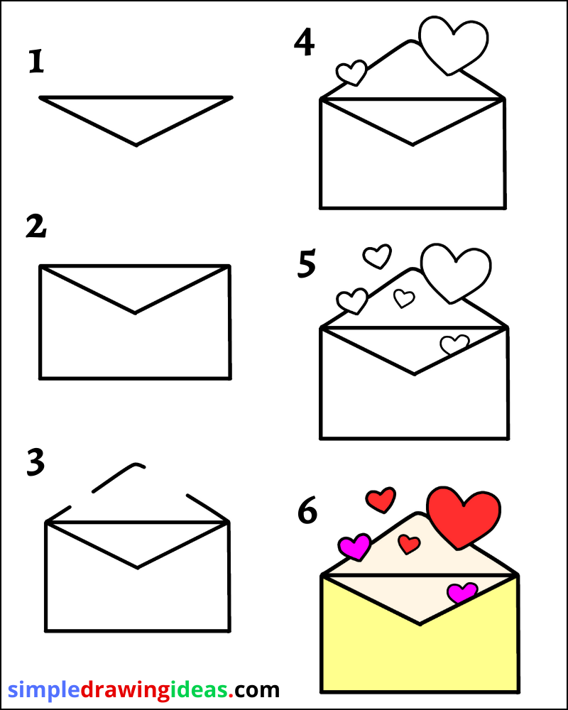 How to draw a letter step by step - Simple Drawing Ideas