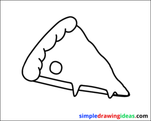 How to draw a pizza – Step by step guide - Simple Drawing Ideas