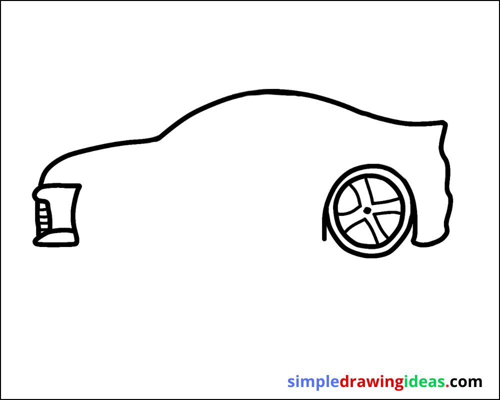 How to draw a Car step by step - Simple Drawing Ideas