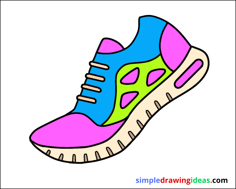 How to draw a Shoe easy - Simple Drawing Ideas