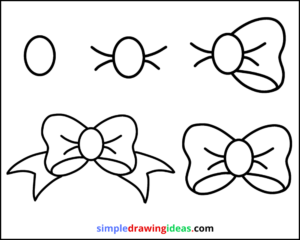 How to draw a bow for kids - Simple Drawing Ideas