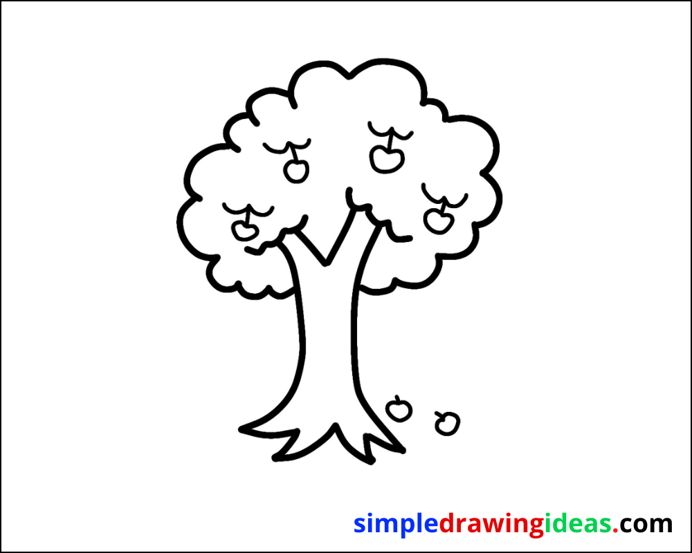 How to Draw a Tree step by step - Simple Drawing Ideas