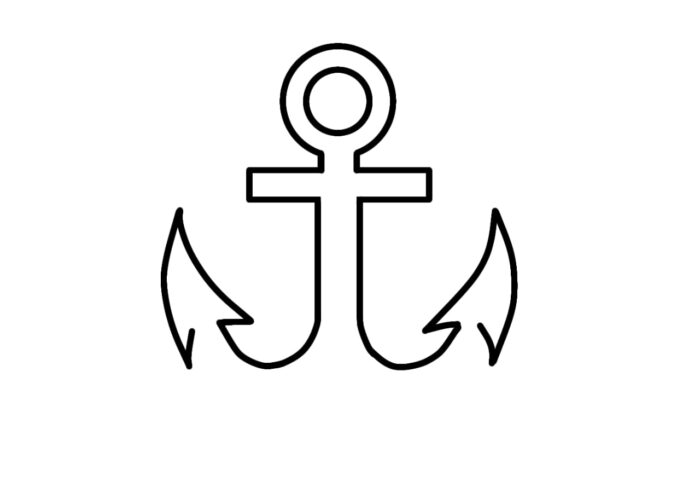 How to draw an anchor step by step - Simple Drawing Ideas