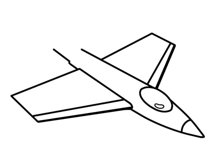 How to draw a jet step by step for beginners - Simple Drawing Ideas